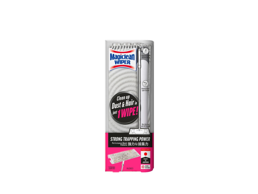 Magiclean Wiper Mop Stick & Wipe 1's c/w Dry Sheet 1's+Wet Sheet 1's ...